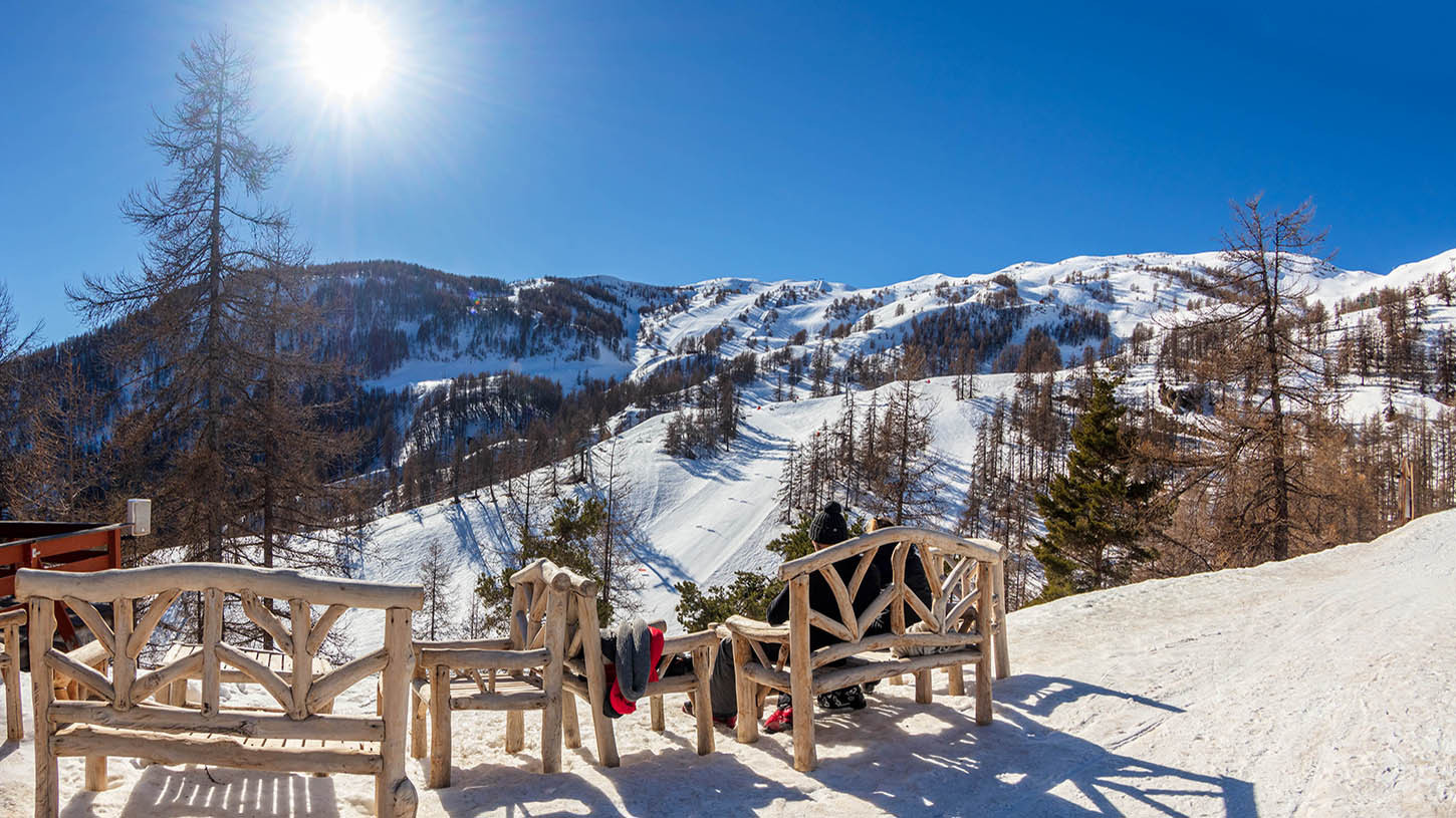 Val d'Allos : station de ski de l'Espace Lumière